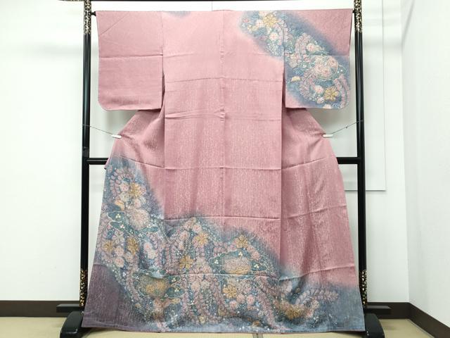 ■■■　サイズ　■■■ 身丈 167cm（肩から） 裄丈 65cm 袖丈 52.5cm 縫込み 8cm 袖幅 33cm 前幅 22.5cm 後幅 30cm 着物縫いこみ 内揚げ 2.5cm 裄 お袖側 約 3cm　身頃側 約 3cm ■■■...