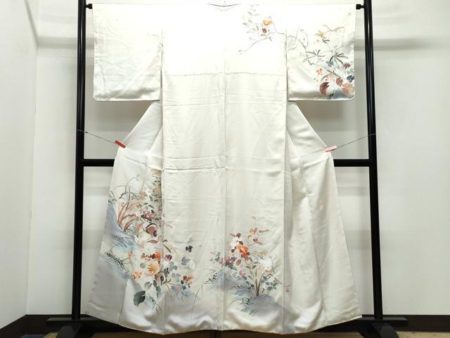 ■■■　サイズ　■■■ 身丈 155cm（肩から） 裄丈 63.5cm 袖丈 48cm　縫込み 3.5cm 袖幅 33cm 前幅 24cm 後幅 30.5cm 着物縫いこみ 内揚げ 7.5cm 裄 お袖側 約3cm　身頃側 約3cm ■■■...