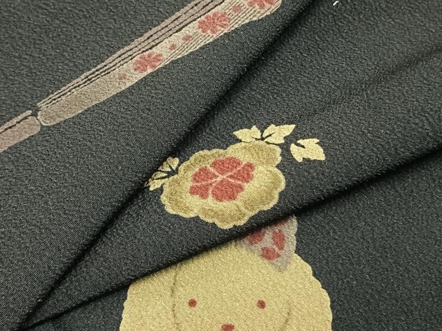 ■■■　サイズ　■■■ 身丈 166cm（肩から） 裄丈 65cm 袖丈 59cm　縫込み 3cm 袖幅 32cm 前幅 30cm 後幅 32cm 着物縫いこみ 内揚げ 2cm 裄 お袖側 約3.5cm　身頃側 約3.5cm ■■■　商品詳...