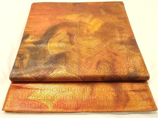 ■■■　サイズ　■■■ 長さ 428cm 幅 31cm程 ■■■　商品詳細　■■■ 【正絹】 詳細に関しましては、画像をご確認ください。 大変上質な逸品になります。 お安く出品致しますので、是非この機会にいかがでしょうか？ ■■■　注意事項...