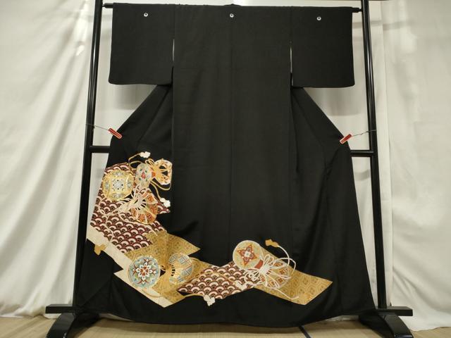 ■■■　サイズ　■■■ 身丈 158.5cm（肩から） 裄丈 62.5cm 袖丈 44cm　縫込み 7cm 袖幅 31.5cm 前幅 24.5cm 後幅 30cm 着物縫いこみ 内揚げ 0cm 裄 お袖側 約2.5cm　身頃側 約1.5cm...