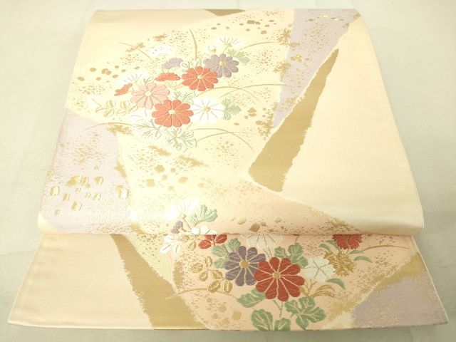■■■　サイズ　■■■ 長さ 428cm 幅 31cm程 ■■■　商品詳細　■■■ 【正絹・芯なし】 詳細に関しましては、画像をご確認ください。 大変上質な逸品になります。 お安く出品致しますので、是非この機会にいかがでしょうか？ ■■■　...