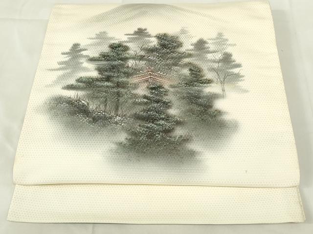 ■■■　サイズ　■■■ 長さ 434cm 幅 31cm程 ■■■　商品詳細　■■■ 【正絹・芯なし】 詳細に関しましては、画像をご確認ください。 大変上質な逸品になります。 お安く出品致しますので、是非この機会にいかがでしょうか？ ■■■　...