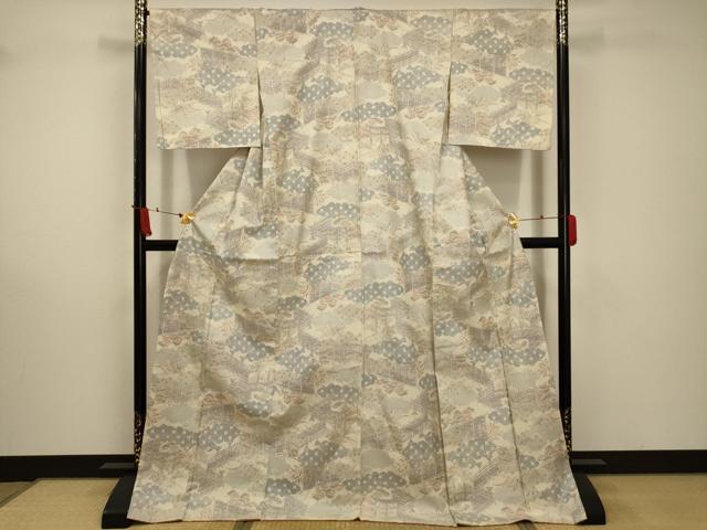 ■■■　サイズ　■■■ 身丈 169cm（肩から） 裄丈 67.5cm 袖丈 47cm　縫込み 2.5cm 袖幅 34cm 前幅 24cm 後幅 30.5cm 着物縫いこみ 内揚げ 0cm 裄 お袖側 約0cm　身頃側 約1.5cm ■■■...
