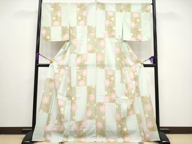 ■■■　サイズ　■■■ 身丈 168cm（肩から） 裄丈 67cm 袖丈 49cm 縫込み 2.5cm 袖幅 34cm 前幅 24.5cm 後幅 30.5cm 着物縫いこみ 内揚げ 0cm 裄 お袖側 約 2cm　身頃側 約 2cm ■■■...