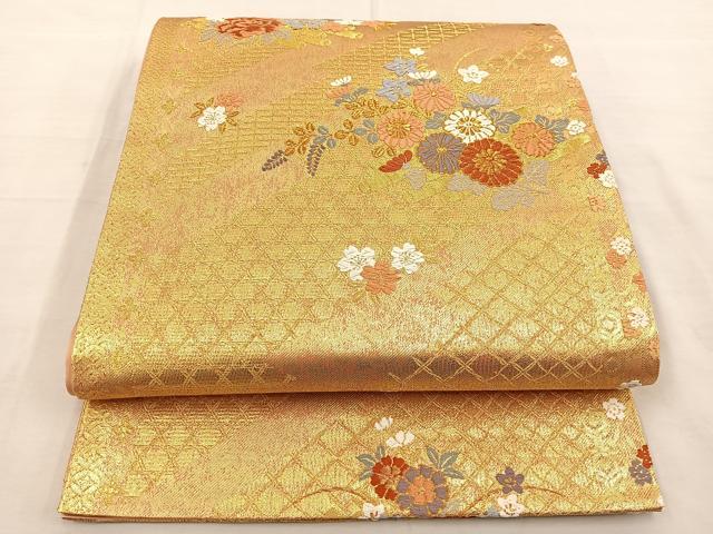 ■■■　サイズ　■■■ 長さ 428cm 幅 30.5cm程 ■■■　商品詳細　■■■ 【正絹】 詳細に関しましては、画像をご確認ください。 大変上質な逸品になります。 お安く出品致しますので、是非この機会にいかがでしょうか？ ■■■　注意...