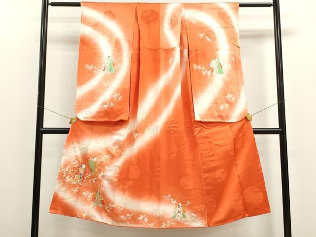 ■■■　サイズ　■■■ 【祝着】 身丈 132cm（肩から） 裄丈 47.5cm（肩上げ　6cm） 袖丈 73.5cm　縫込み 2cm 袖幅 32.5cm 前幅 20.5cm 後幅 26.5cm 着物縫いこみ 内揚げ 7.5cm （腰上げ　...