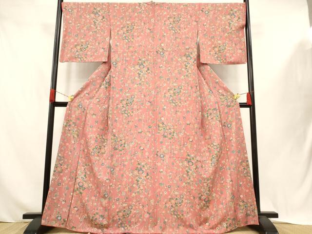 ■■■　サイズ　■■■ 身丈 165.5cm（肩から） 裄丈 69.5cm 袖丈 48cm　縫込み 5.5cm 袖幅 34.5cm 前幅 27cm 後幅 31cm 着物縫いこみ 内揚げ 6cm 裄 お袖側 約1cm　身頃側 約1cm ■■■...