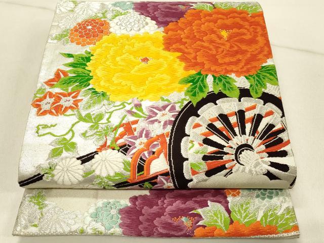 ■■■　サイズ　■■■ 長さ 432cm 幅 30.5cm程 ■■■　商品詳細　■■■ 【正絹】 詳細に関しましては、画像をご確認ください。 大変上質な逸品になります。 お安く出品致しますので、是非この機会にいかがでしょうか？ ■■■　注意...