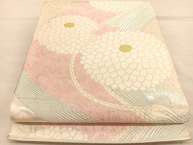 ■■■　サイズ　■■■ 長さ 420cm 幅 30cm程 ■■■　商品詳細　■■■ 【正絹】 詳細に関しましては、画像をご確認ください。 大変上質な逸品になります。 お安く出品致しますので、是非この機会にいかがでしょうか？ ■■■　注意事項...