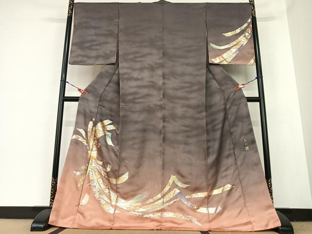 ■■■　サイズ　■■■ 身丈 170.5cm（肩から） 裄丈 67.5cm 袖丈 53.5cm　縫込み 0cm 袖幅 34cm 前幅 25cm 後幅 29.5cm 着物縫いこみ 内揚げ 2cm 裄 お袖側 約2cm　身頃側 約1.5cm ■...