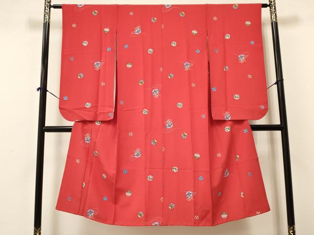 ■■■　サイズ　■■■ 【祝着】 身丈 132.5cm（肩から） 裄丈 61.5cm（肩上げ　0cm） 袖丈 72.5cm　縫込み 3.5cm 袖幅 34.5cm 前幅 20cm 後幅 27.5cm 着物縫いこみ 内揚げ 0cm （腰上げ　...