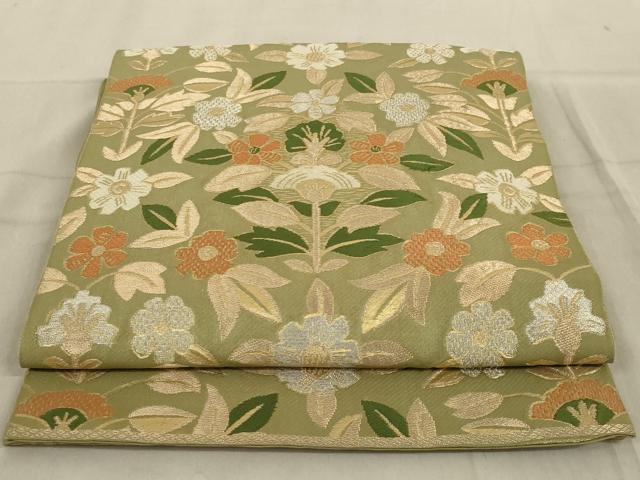 ■■■　サイズ　■■■ 長さ 420cm 幅 30.5cm程 ■■■　商品詳細　■■■ 【正絹・芯なし】 詳細に関しましては、画像をご確認ください。 大変上質な逸品になります。 お安く出品致しますので、是非この機会にいかがでしょうか？ ■■...
