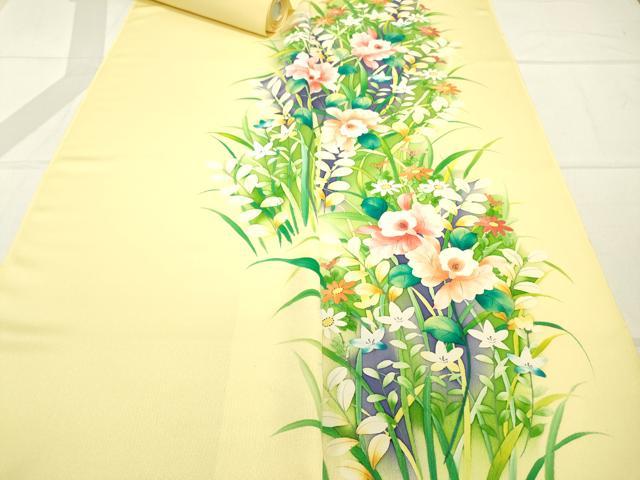 ■■■　サイズ　■■■ 長さ　　着尺分あり 幅　　　約36cm ■■■　商品詳細　■■■ 【正絹・未使用】 状態は接写画像のように表地所々・裏面所々に薄い汚れがございます。 大変上質な逸品になります。 お安く出品致しますので、是非この機会に...