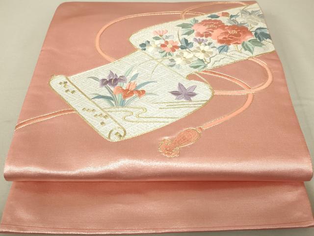 ■■■　サイズ　■■■ 長さ 428cm 幅 31cm程 ■■■　商品詳細　■■■ 【正絹・関西仕立て】 詳細に関しましては、画像をご確認ください。 大変上質な逸品になります。 お安く出品致しますので、是非この機会にいかがでしょうか？ ■■...