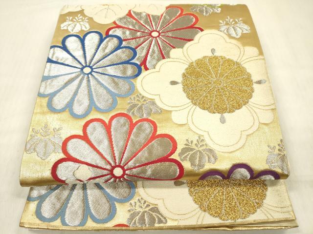 ■■■　サイズ　■■■ 長さ 408cm 幅 30cm程 ■■■　商品詳細　■■■ 【正絹・芯なし】 詳細に関しましては、画像をご確認ください。 大変上質な逸品になります。 お安く出品致しますので、是非この機会にいかがでしょうか？ ■■■　...
