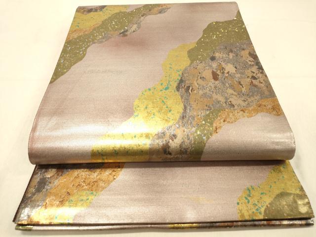 ■■■　サイズ　■■■ 長さ 444cm 幅 31cm程 ■■■　商品詳細　■■■ 【正絹】 詳細に関しましては、画像をご確認ください。 大変上質な逸品になります。 お安く出品致しますので、是非この機会にいかがでしょうか？ ■■■　注意事項...