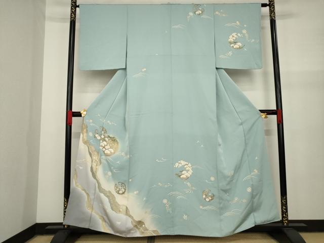 ■■■　サイズ　■■■ 身丈 158cm（肩から） 裄丈 64cm 袖丈 49cm　縫込み 4cm 袖幅 33cm 前幅 24cm 後幅 30cm 着物縫いこみ 内揚げ 9cm 裄 お袖側 約1cm　身頃側 約5cm ■■■　商品詳細　■■...