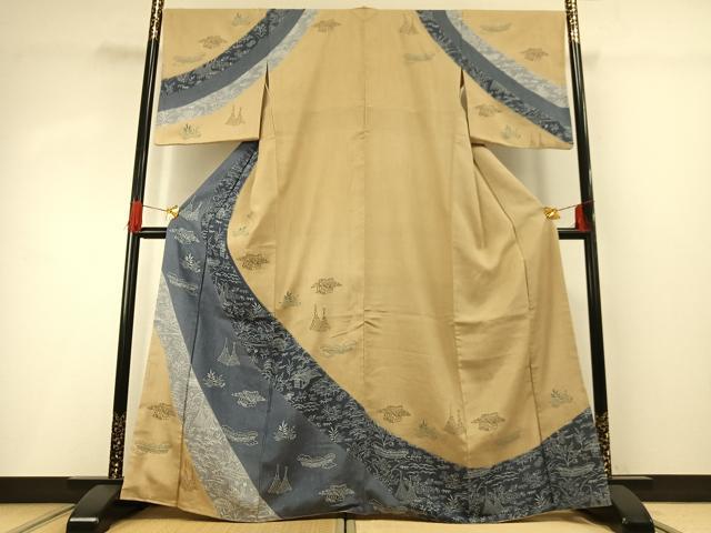 ■■■　サイズ　■■■ 身丈 165cm（肩から） 裄丈 68cm 袖丈 49cm　縫込み 6cm 袖幅 34cm 前幅 25cm 後幅 30cm 着物縫いこみ 内揚げ 8cm 裄 お袖側 約2cm　身頃側 約2cm ■■■　商品詳細　■■...