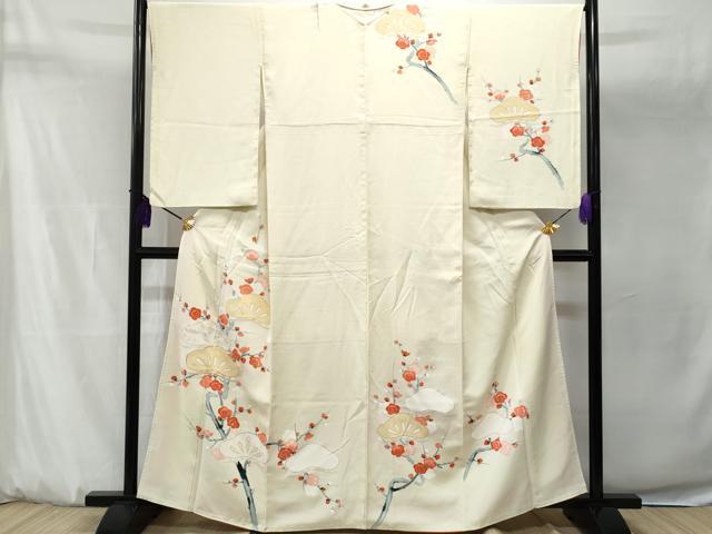 ■■■　サイズ　■■■ 身丈 161cm（肩から） 裄丈 66.5cm 袖丈 63cm　縫込み 3cm 袖幅 34.5cm 前幅 23.5cm 後幅 30.5cm 着物縫いこみ 内揚げ 0cm 裄 お袖側 約1cm　身頃側 約1cm ■■■...