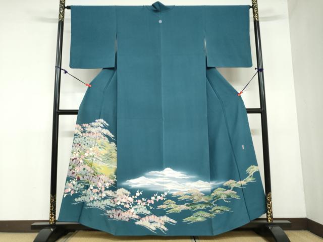 ■■■　サイズ　■■■ 身丈 157cm（肩から） 裄丈 64.5cm 袖丈 48.5cm　縫込み 6cm 袖幅 32.5cm 前幅 27cm 後幅 31.5cm 着物縫いこみ 内揚げ 6cm 裄 お袖側 約cm　身頃側 約2cm ■■■　...