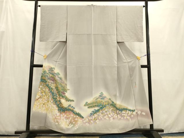 ■■■　サイズ　■■■ 身丈 156cm（肩から） 裄丈 64.5cm 袖丈 49cm　縫込み 6cm 袖幅 33.5cm 前幅 25cm 後幅 30.5cm 着物縫いこみ 内揚げ 14cm 裄 お袖側 約3cm　身頃側 約4cm ■■■　...