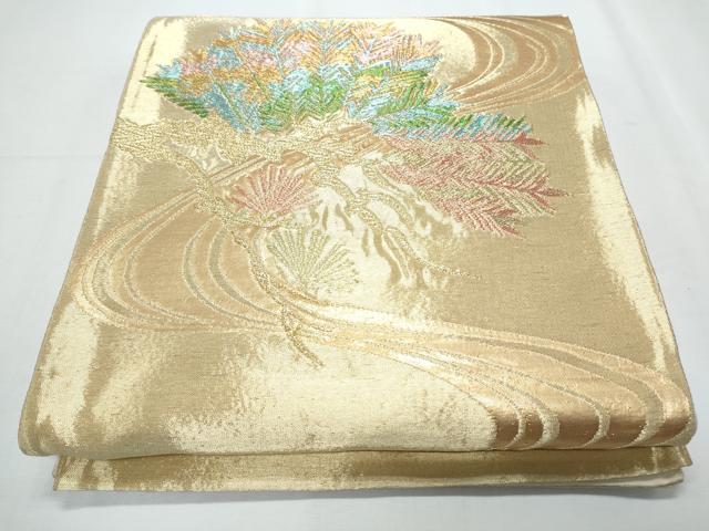 ■■■　サイズ　■■■ 長さ 416cm 幅 30.5cm程 ■■■　商品詳細　■■■ 【正絹・芯なし】 詳細に関しましては、画像をご確認ください。 大変上質な逸品になります。 お安く出品致しますので、是非この機会にいかがでしょうか？ ■■...