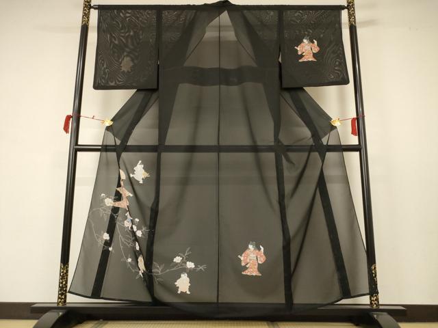 ■■■　サイズ　■■■ 身丈 156.5cm（肩から） 裄丈 64.5cm 袖丈 48.5cm　縫込み 3cm 袖幅 32cm 前幅 26.5cm 後幅 32cm 着物縫いこみ 内揚げ 6cm 裄 お袖側 約1.5cm　身頃側 約1cm ■...