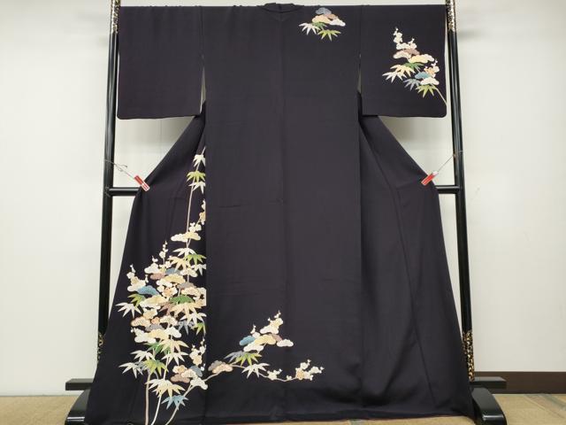 ■■■　サイズ　■■■ 身丈 173cm（肩から） 裄丈 69cm 袖丈 48.5cm　縫込み 5cm 袖幅 35cm 前幅 26cm 後幅 30cm 着物縫いこみ 内揚げ 1.5cm 裄 お袖側 約1cm　身頃側 約0cm ■■■　商品詳...