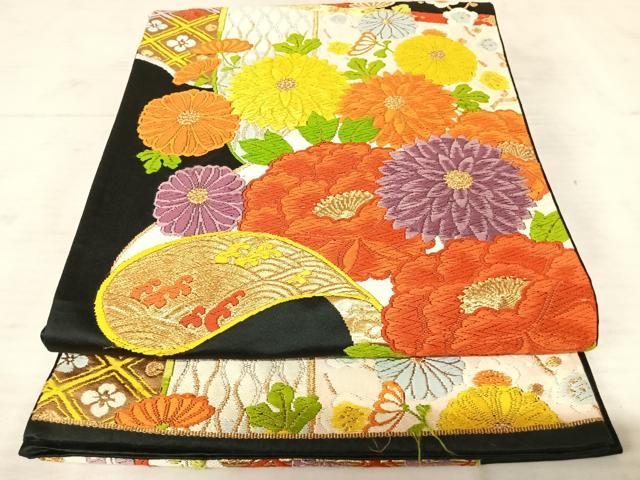 ■■■　サイズ　■■■ 長さ 416cm 幅 30cm程 ■■■　商品詳細　■■■ 【正絹・芯なし】 詳細に関しましては、画像をご確認ください。 大変上質な逸品になります。 お安く出品致しますので、是非この機会にいかがでしょうか？ ■■■　...