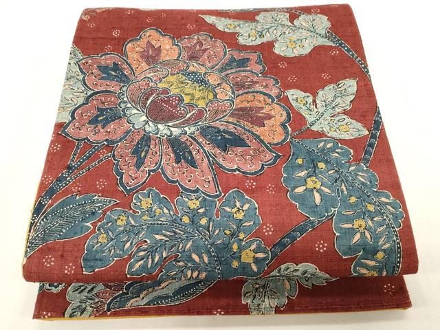 ■■■　サイズ　■■■ 長さ 448cm 幅 30.5cm程 ■■■　商品詳細　■■■ 【正絹・芯なし】 状態は接写画像のように たれ先から手先にかけて折山の線汚れがございますが その他特に目立ったシミ汚れなどもなく大変良い状態です。 大変...
