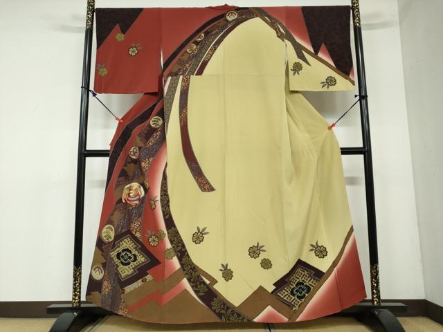 ■■■　サイズ　■■■ 身丈 157.5cm（肩から） 裄丈 68cm 袖丈 48.5cm　縫込み 6cm 袖幅 34.5cm 前幅 24.5cm 後幅 30.5cm 着物縫いこみ 内揚げ 5cm 裄 お袖側 約2cm　身頃側 約1cm ■...