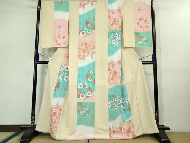 ■■■　サイズ　■■■ 身丈 164cm（肩から） 裄丈 69cm 袖丈 60cm 縫込み 2cm 袖幅 35cm 前幅 25.5cm 後幅 31.5cm 着物縫いこみ 内揚げ 3cm 裄 お袖側 約 3cm　身頃側 約 2cm ■■■　商...