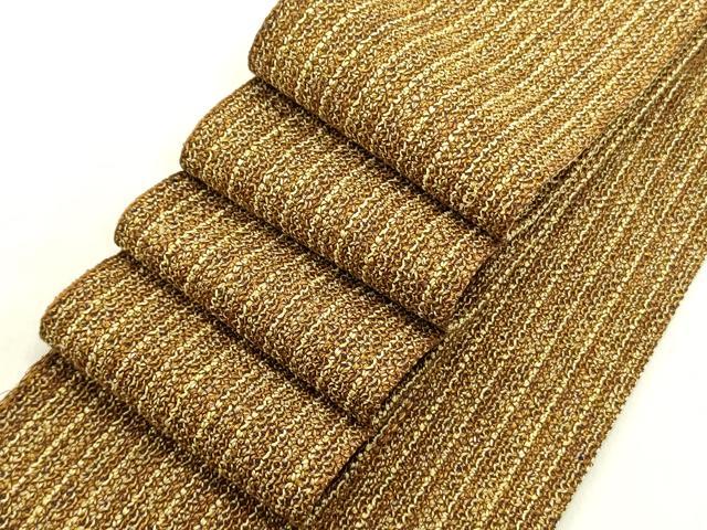 ■■■　サイズ　■■■ 長さ 400cm 幅 10cm程 ■■■　商品詳細　■■■ 【正絹・未仕立て】 状態は締めてはおりますが 特に目立ったシミ汚れなどもなく大変良い状態です。 大変上質な逸品になります。 お安く出品致しますので、是非この...