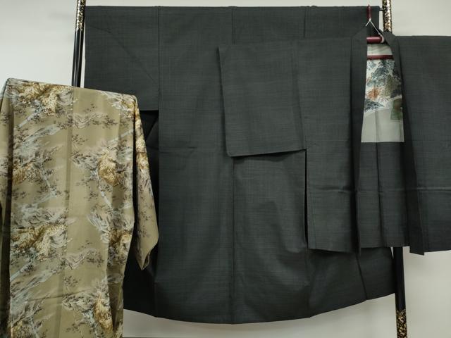 ■■■　サイズ　■■■ 【着物】 身丈 140cm（肩から） 裄丈 66.5cm 袖丈 51cm　縫込み 5cm 袖幅 33cm 前幅 26.5cm 後幅 32.5cm 着物縫いこみ 内揚げ 10cm 裄 お袖側 約1.5cm　身頃側 約0...