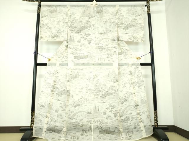 ■■■　サイズ　■■■ 身丈 168.5cm（肩から） 裄丈 67.5cm 袖丈 49cm　縫込み 6cm 袖幅 34.5cm 前幅 24.5cm 後幅 30.5cm 着物縫いこみ 内揚げ 0cm 裄 お袖側 約1.5cm　身頃側 約2cm...
