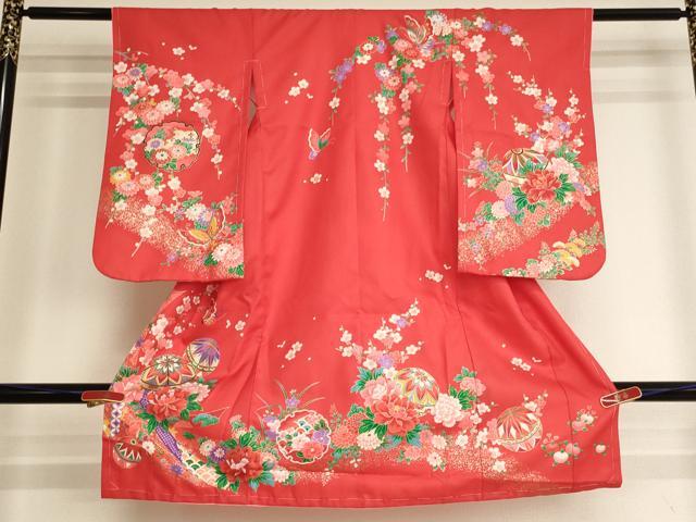■■■　サイズ　■■■ 【祝着】 身丈 102cm（肩から） 裄丈 48cm（肩上げ　0cm） 袖丈 59cm　縫込み 3cm 袖幅 27.5cm 前幅 16.5cm 後幅 20.5cm 着物縫いこみ 内揚げ 0cm （腰上げ　0cm） 裄...