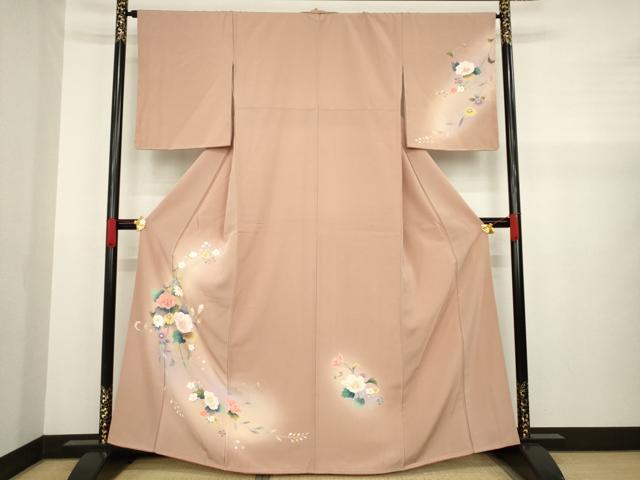 ■■■　サイズ　■■■ 身丈 164cm（肩から） 裄丈 66cm 袖丈 53cm　縫込み 5cm 袖幅 34cm 前幅 24cm 後幅 30cm 着物縫いこみ 内揚げ 5.5cm 裄 お袖側 約1cm　身頃側 約1.5cm ■■■　商品詳...