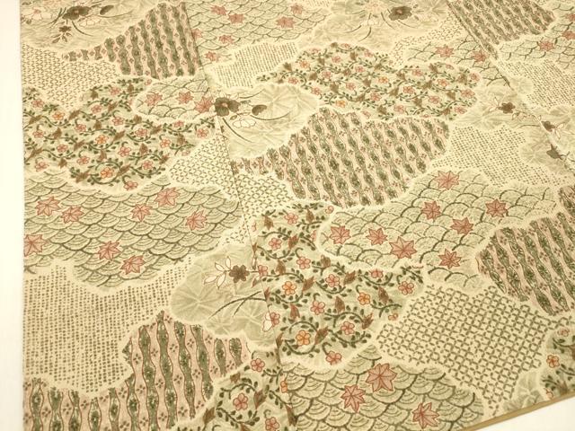 ■■■　サイズ　■■■ 身丈 158cm（肩から） 裄丈 63cm 袖丈 47cm　縫込み 5cm 袖幅 32cm 前幅 24.5cm 後幅 29.5cm 着物縫いこみ 内揚げ 2cm 裄 お袖側 約3.5cm　身頃側 約6.5cm ■■■...