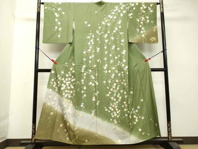 ■■■　サイズ　■■■ 身丈 155cm（肩から） 裄丈 64.5cm 袖丈 49cm　縫込み 5cm 袖幅 33cm 前幅 24cm 後幅 29cm 着物縫いこみ 内揚げ 10cm 裄 お袖側 約3cm　身頃側 約4cm ■■■　商品詳細...