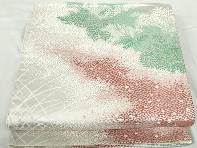 ■■■　サイズ　■■■ 長さ 432cm 幅 31cm程 ■■■　商品詳細　■■■ 【正絹・芯なし】 詳細に関しましては、画像をご確認ください。 大変上質な逸品になります。 お安く出品致しますので、是非この機会にいかがでしょうか？ ■■■　...
