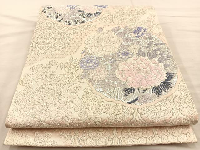 ■■■　サイズ　■■■ 長さ 416cm 幅 30.5cm程 ■■■　商品詳細　■■■ 【正絹】 詳細に関しましては、画像をご確認ください。 大変上質な逸品になります。 お安く出品致しますので、是非この機会にいかがでしょうか？ ■■■　注意...