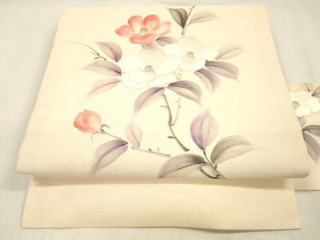 ■■■　サイズ　■■■ 長さ 359.5cm 幅 30cm程 ■■■　商品詳細　■■■ 【正絹】 状態は接写画像のように 太鼓上部・裏地・太鼓に薄い汚れがございますが その他特に目立ったシミ汚れなどもなく大変良い状態です。 大変上質な逸品に...