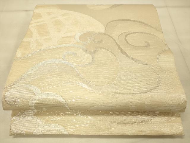 ■■■　サイズ　■■■ 長さ 426cm 幅 30.5cm程 ■■■　商品詳細　■■■ 【正絹】 状態は接写画像のように 柄止まりに薄い汚れがございますが その他特に目立ったシミ汚れなどもなく大変良い状態です。 大変上質な逸品になります。 ...