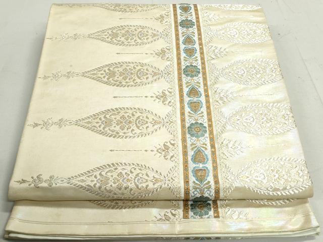 ■■■　サイズ　■■■ 長さ 436cm 幅 30.5cm程 ■■■　商品詳細　■■■ 【正絹・芯なし】 詳細に関しましては、画像をご確認ください。 大変上質な逸品になります。 お安く出品致しますので、是非この機会にいかがでしょうか？ ■■...