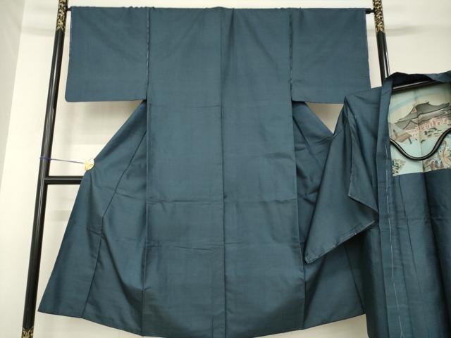 ■■■　サイズ　■■■ 【着物】 身丈 138cm（肩から） 裄丈 66cm 袖丈 48cm　縫込み 4cm 袖幅 34cm 前幅 24cm 後幅 30cm 着物縫いこみ 内揚げ 4cm 裄 お袖側 約1cm　身頃側 約1cm 【羽織】 身...