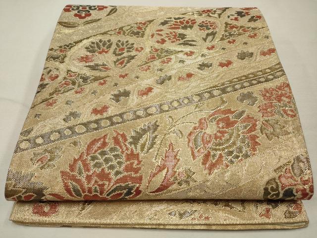 ■■■　サイズ　■■■ 長さ 408cm 幅 30cm程 ■■■　商品詳細　■■■ 【正絹・芯なし・関西仕立て】 詳細に関しましては、画像をご確認ください。 大変上質な逸品になります。 お安く出品致しますので、是非この機会にいかがでしょうか...