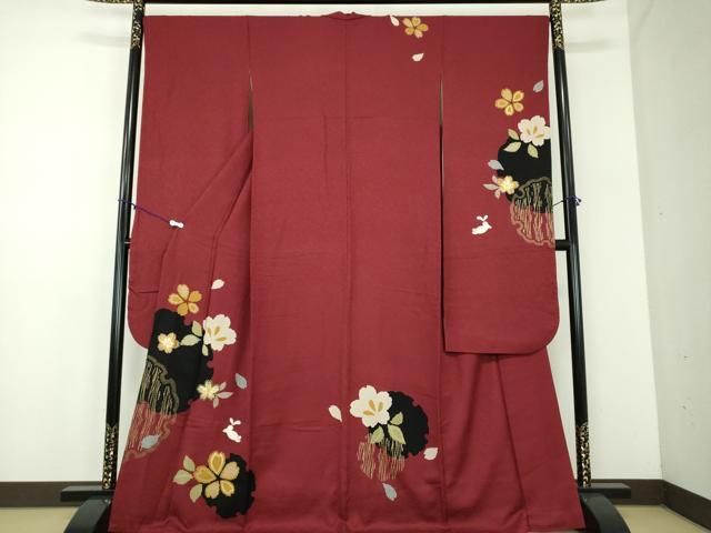 ■■■　サイズ　■■■ 身丈 172.5cm（肩から） 裄丈 67.5cm 袖丈 113.5cm　縫込み 6cm 袖幅 34.5cm 前幅 23.5cm 後幅 30.5cm 着物縫いこみ 内揚げ 2.5cm 裄 お袖側 約2.5cm　身頃側...