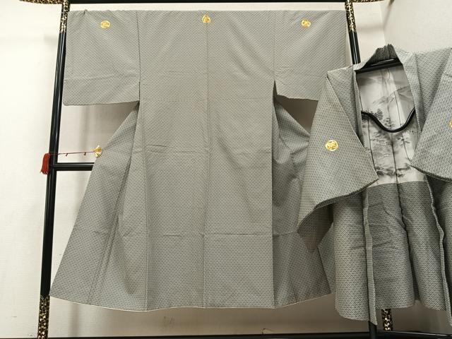 ■■■　サイズ　■■■ 身丈 138cm（肩から） 裄丈 68cm 袖丈 49cm　縫込み 5cm 袖幅 34.5cm 前幅 26cm 後幅 30.5cm 着物縫いこみ 内揚げ 4cm 裄 お袖側 約0cm　身頃側 約1cm 【羽織】 身丈...