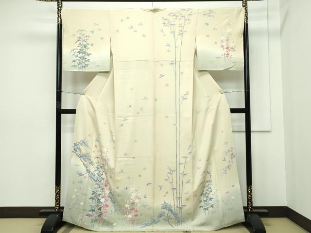■■■　サイズ　■■■ 身丈 169cm（肩から） 裄丈 69cm 袖丈 49.5cm　 縫込み 4cm 袖幅 35.5cm 前幅 22.5cm 後幅 28cm 着物縫いこみ 内揚げ 1cm 裄 お袖側 約 1cm　身頃側 約 1.5cm ...